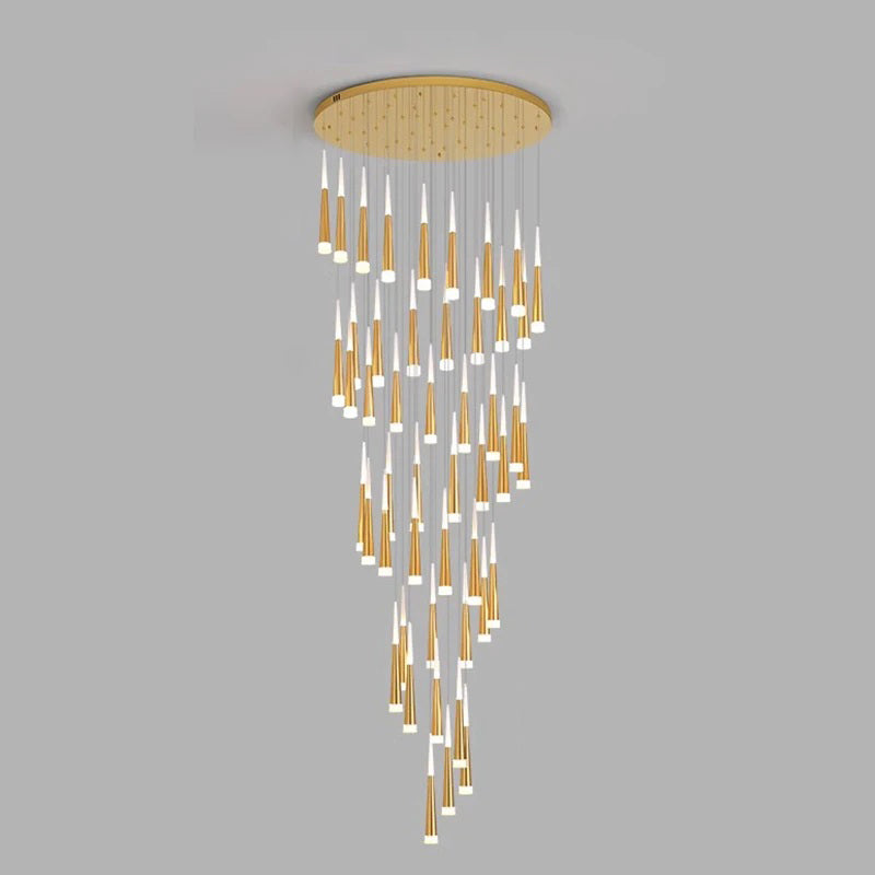 Ice Cream Staircase Chandelier High Ceiling Light – Lighting Homei