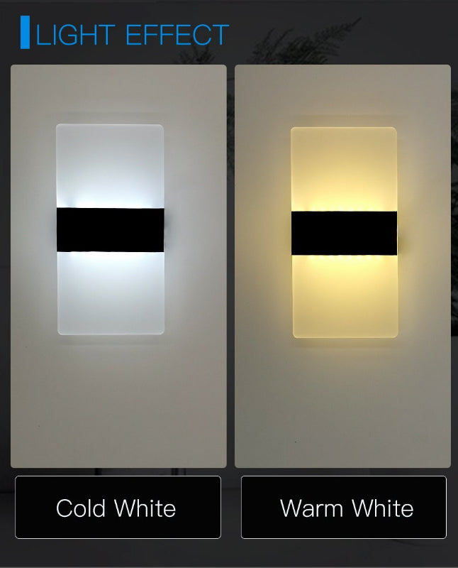 Rectangle LED Bathroom Wall Sconce – Lighting Homei