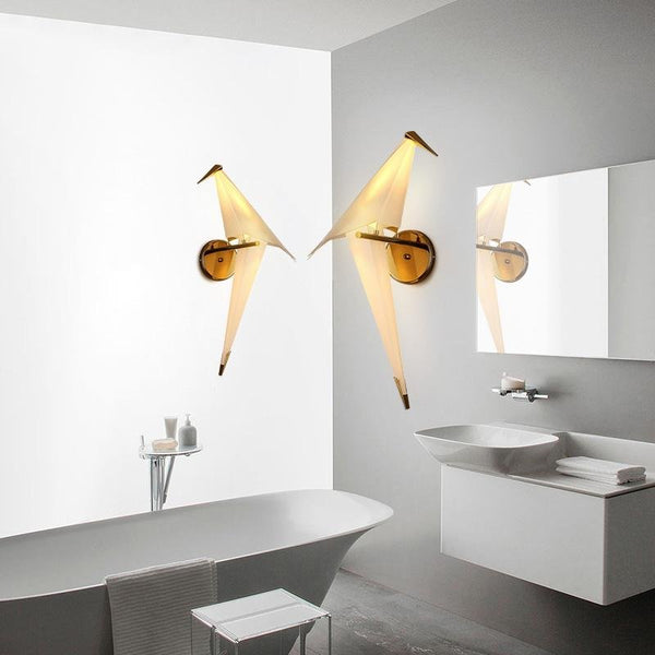 Origami Bird LED Light - Elegant & Artistic Wall Lamp – Lighting Homei