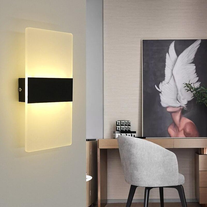 Rectangle LED Bathroom Wall Sconce – Lighting Homei