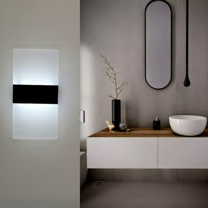 Rectangle LED Bathroom Wall Sconce – Lighting Homei